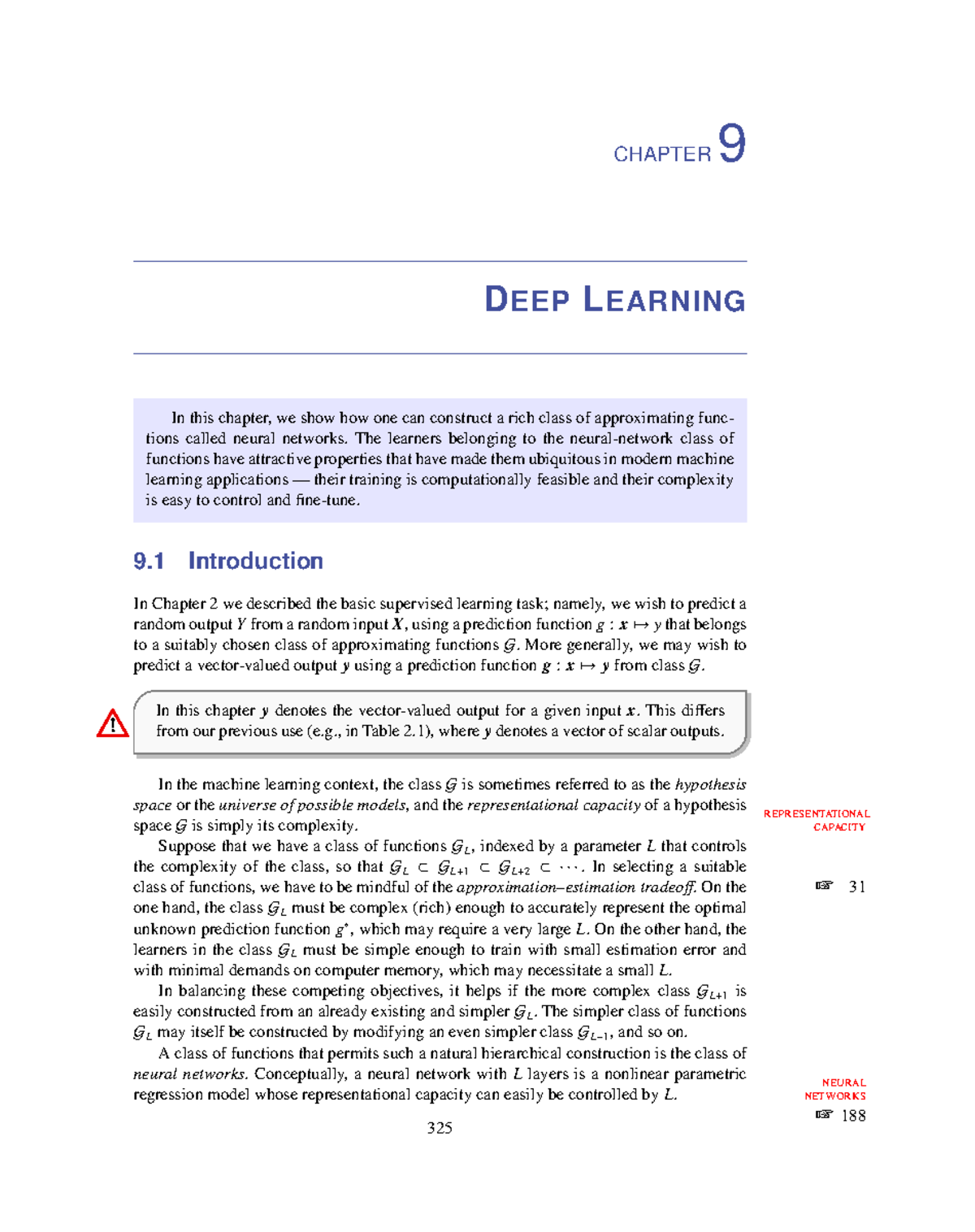 DSML-343-373 - This pdf includes basics of Data Science and analytics - CHAPTER 9 DEEP LEARNING ...