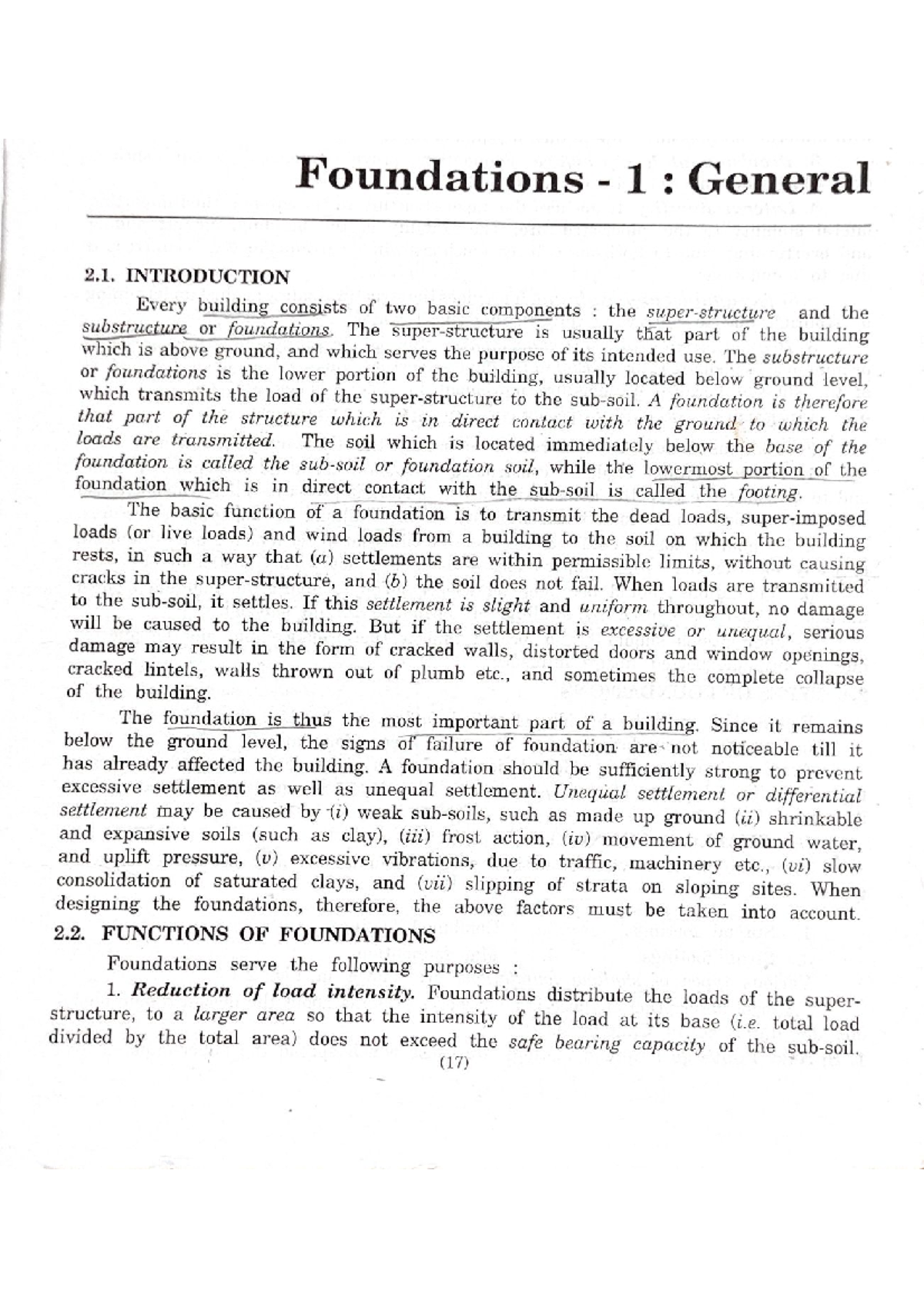 Foundation Introduction - Basics of Civil engineering - AKTU - Studocu