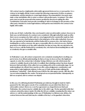 Handout D - notes - CIVIL LAW (ORDINARY) OBLIGATIONS II HANDOUT D 1 ...