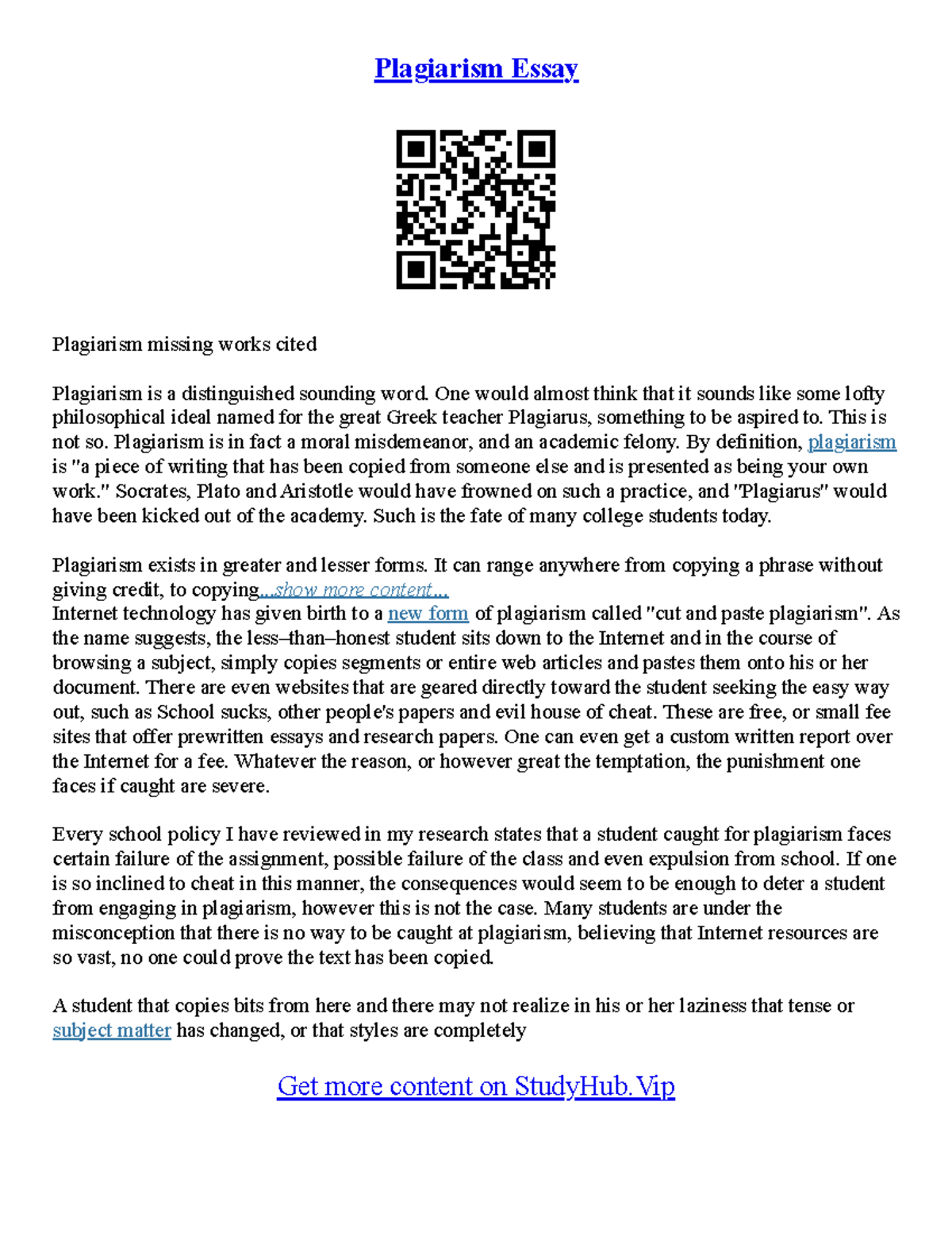 Plagiarism Essay Checker - Plagiarism Essay Plagiarism missing works ...