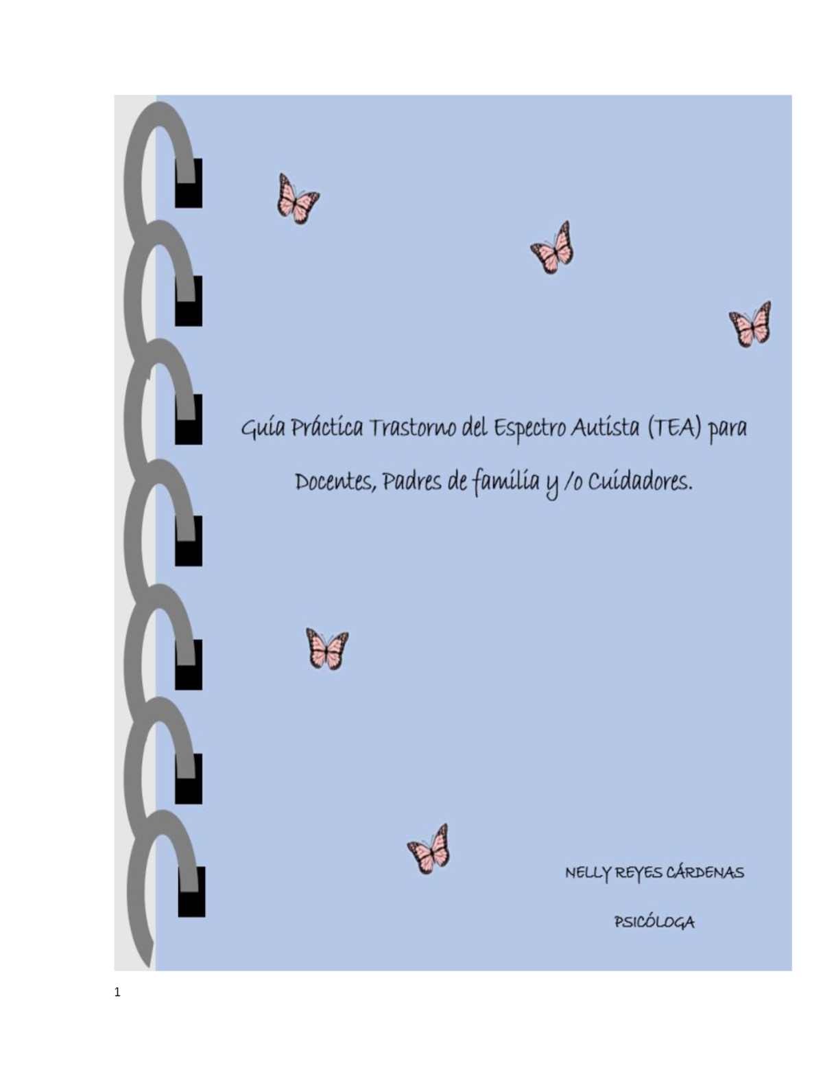 GUÍA Practica (TEA) Trastorno del Espectro Autista. - Una propuesta ...