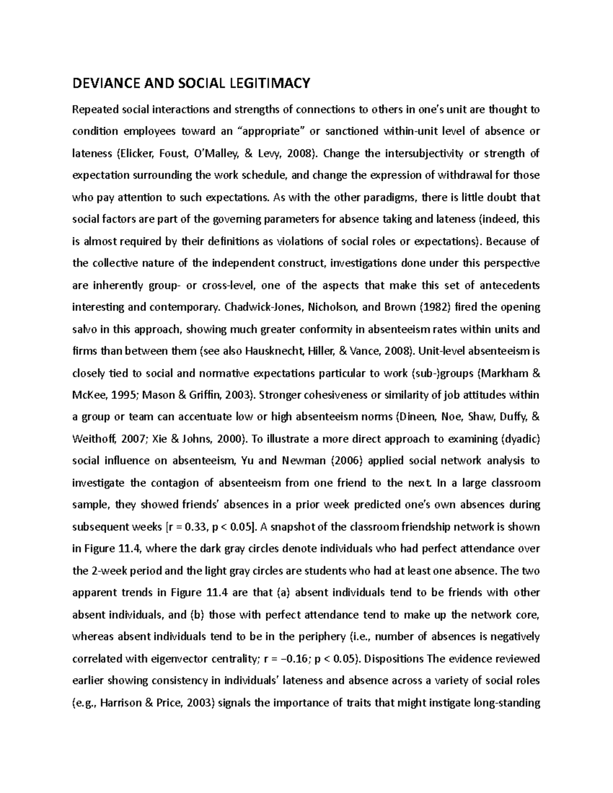 Deviance AND Social Legitimacy - DEVIANCE AND SOCIAL LEGITIMACY ...
