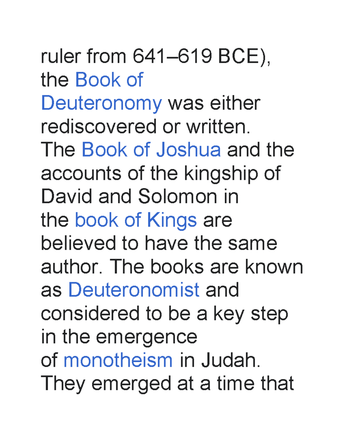 Believed to have the same author - ruler from 641–619 BCE), the Book of ...