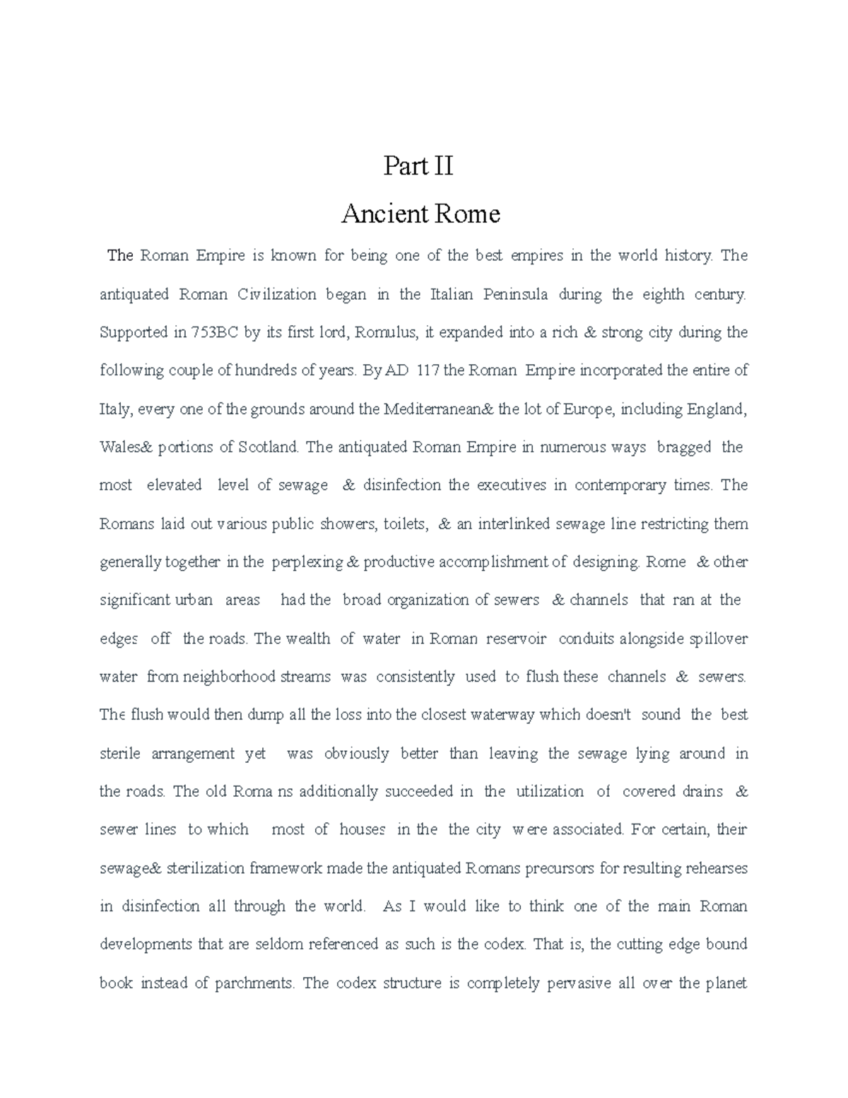Ancient Rome Ancient Rome - Studocu