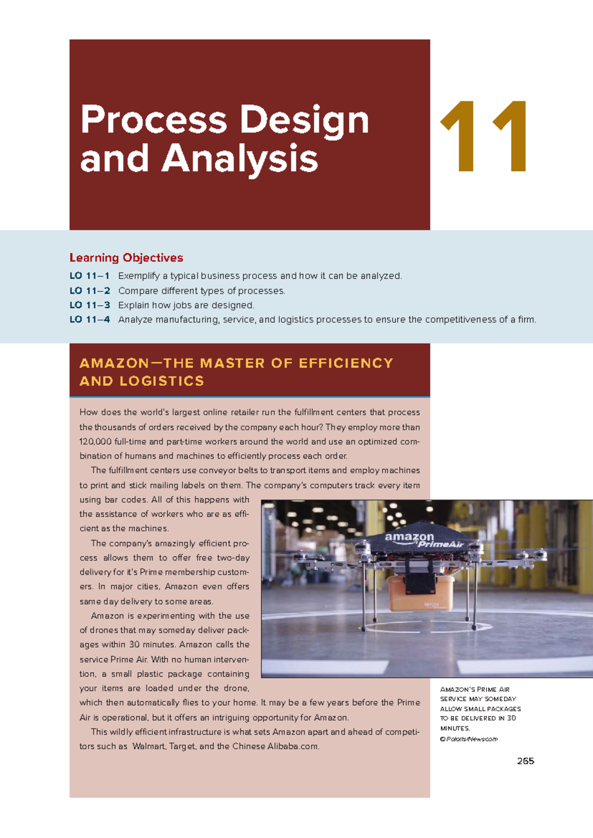 Chapter 11 - Process Design and Analysis - ####### 265 AMAZON—THE ...