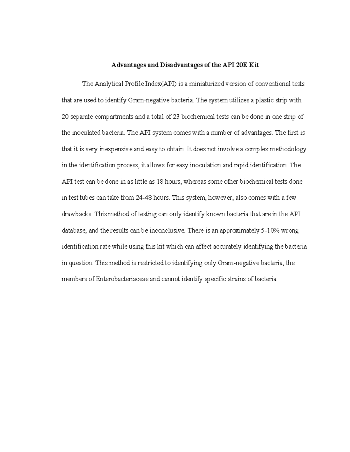 microbiology-lab-assignment-1-advantages-and-disadvantages-of-the-api