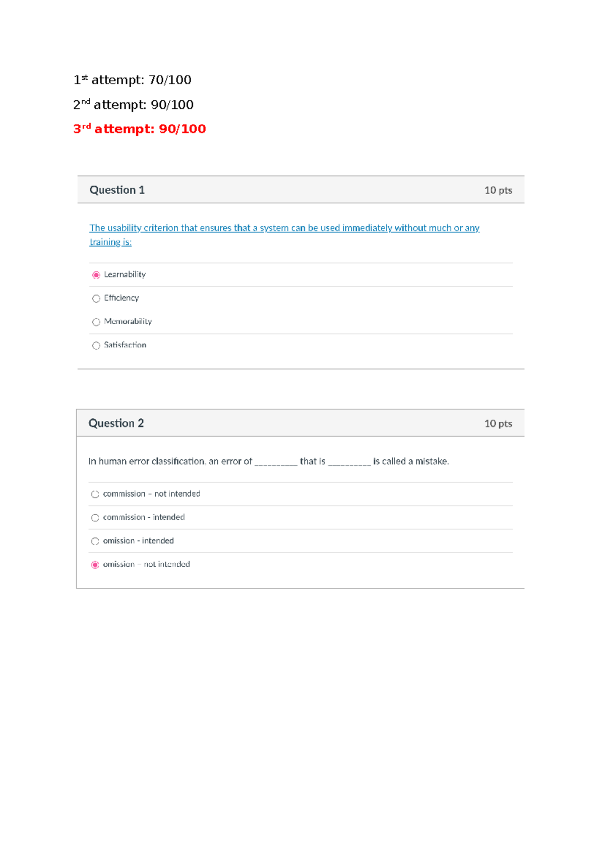 SST102 PCQ03 - SST102 - 1 st attempt: 70/ 2 nd attempt: 90/ 3 rd attempt: 90/ - Studocu