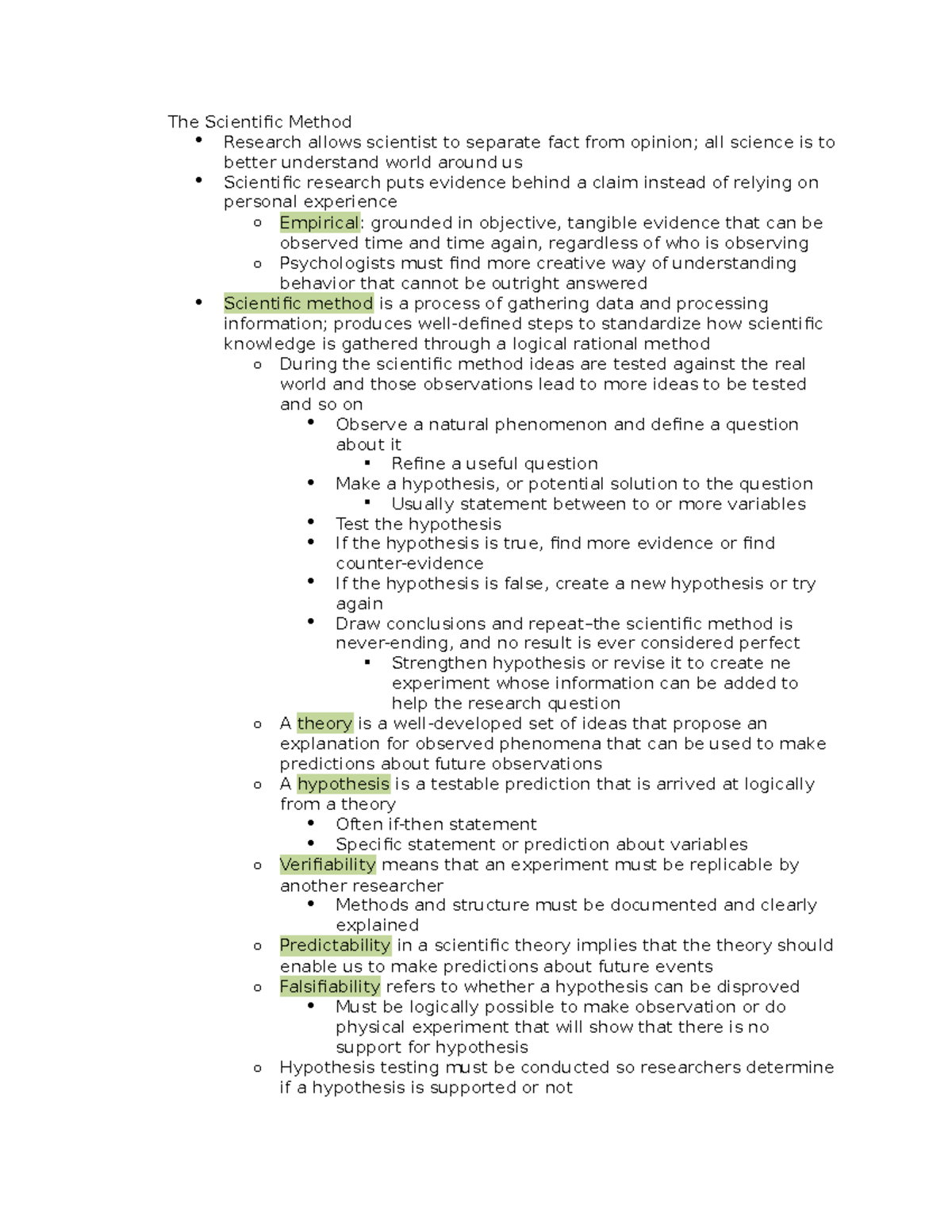 The Scientific Method - Professor Steven Barnhart - The Scientific ...