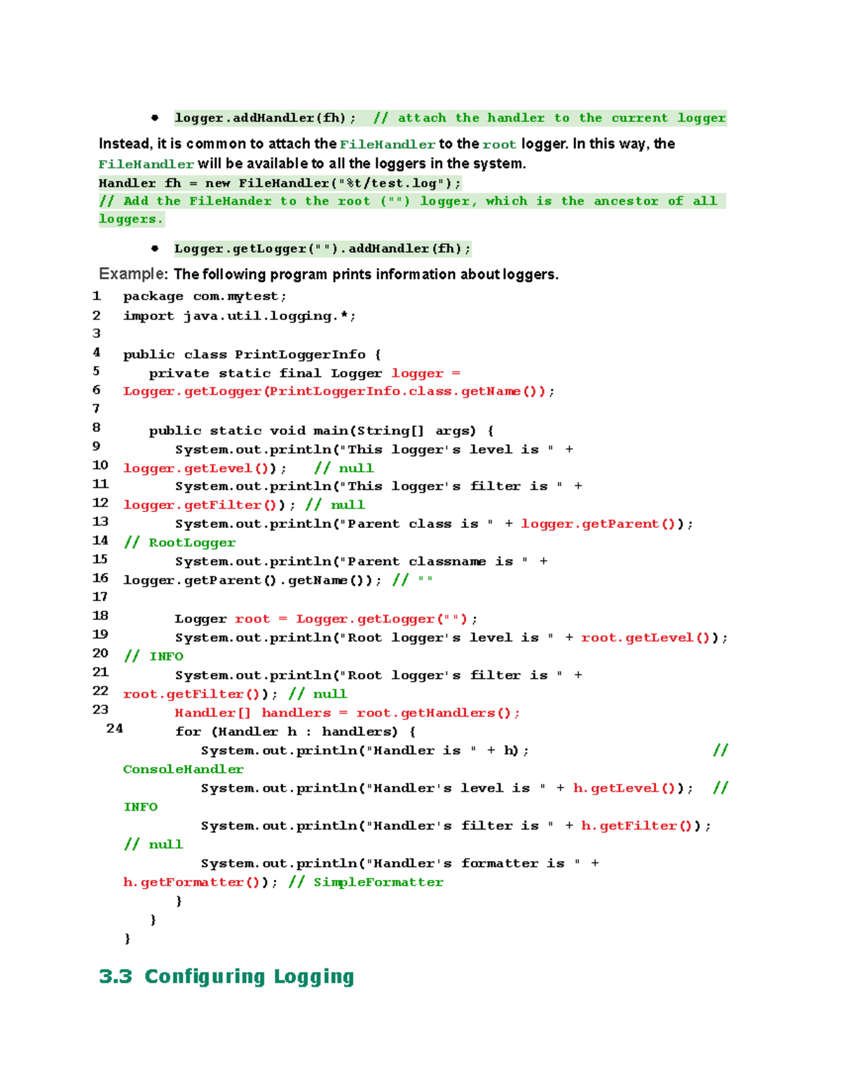 Java Programming Tutorial 111 - logger(fh); // attach the handler to the current logger Instead ...