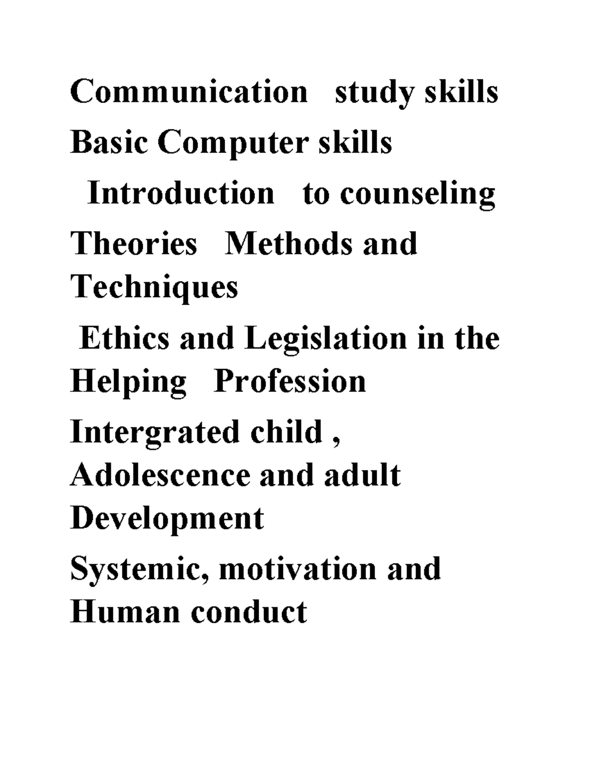 Communication study skills - CURRICULUM PLANNING & DEVELOPMENT IN ...