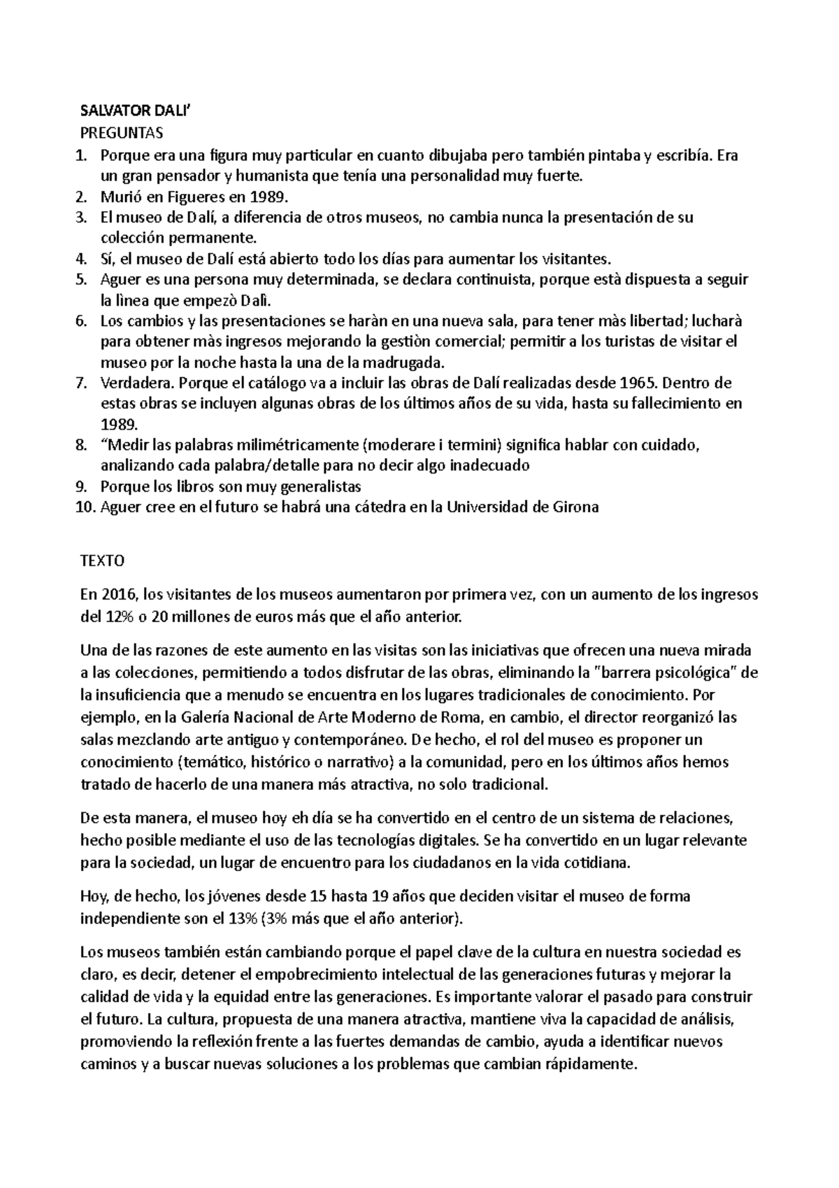 Salvator DALI - Riassunto della vita di Salvador Dalì - SALVATOR DALI ...