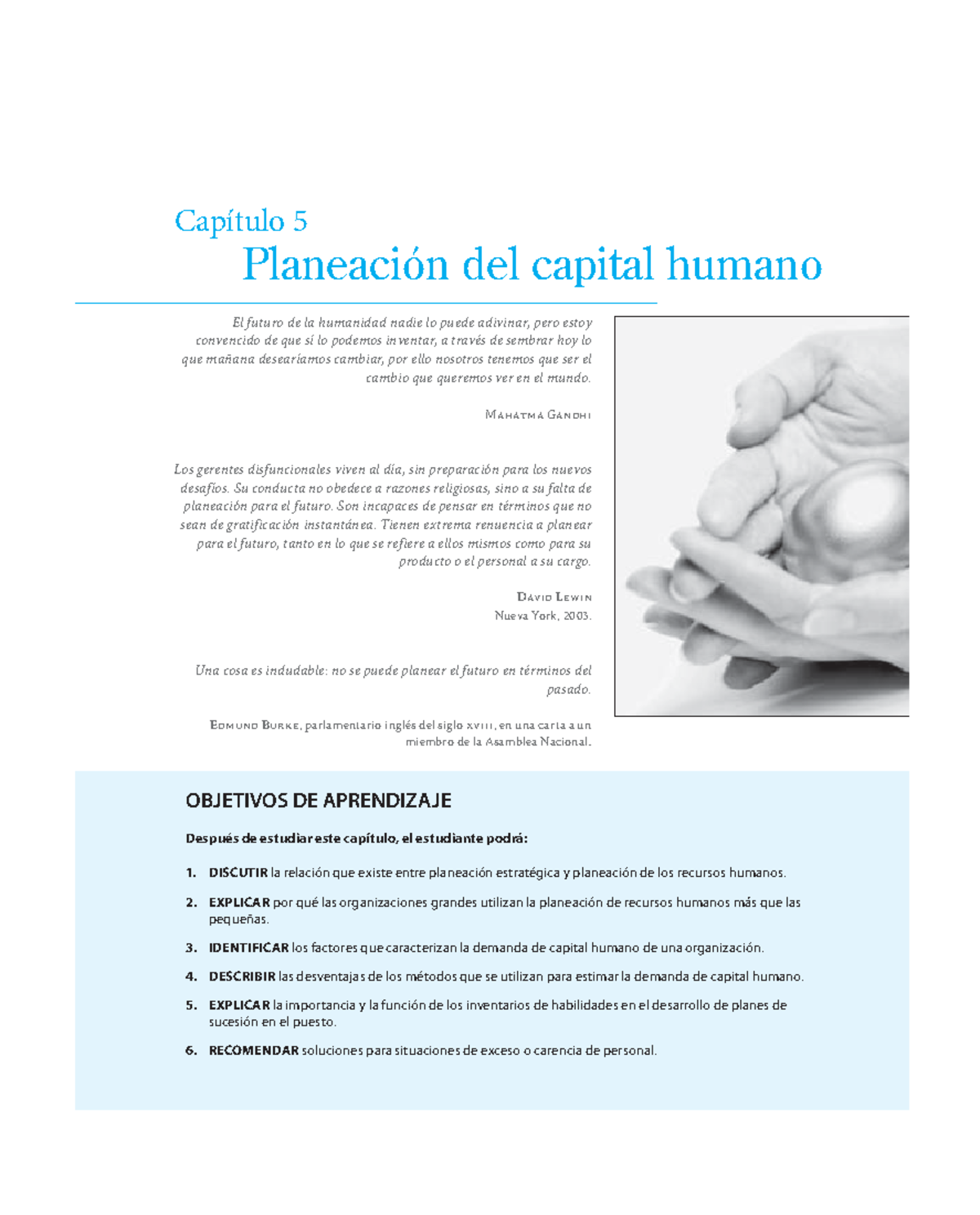 Capitulo 5 - Resumen seleccion y capacitacion - Planeación del capital humano El futuro de la ...