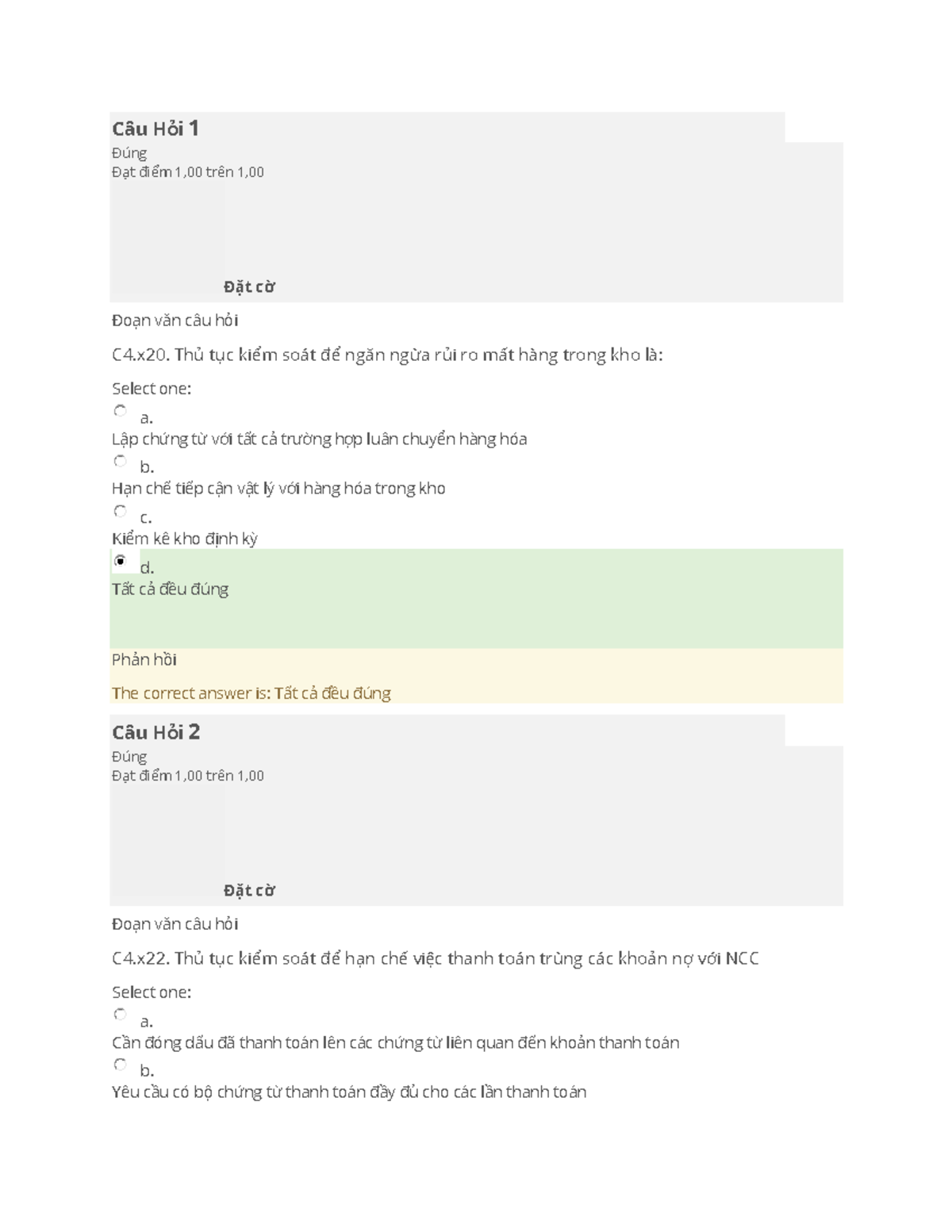 ĐỀ LUYỆN - dsdssd - Câu Hỏi 1 Đúng Đạt điểm 1,00 trên 1, Đặt cờ Đoạn ...