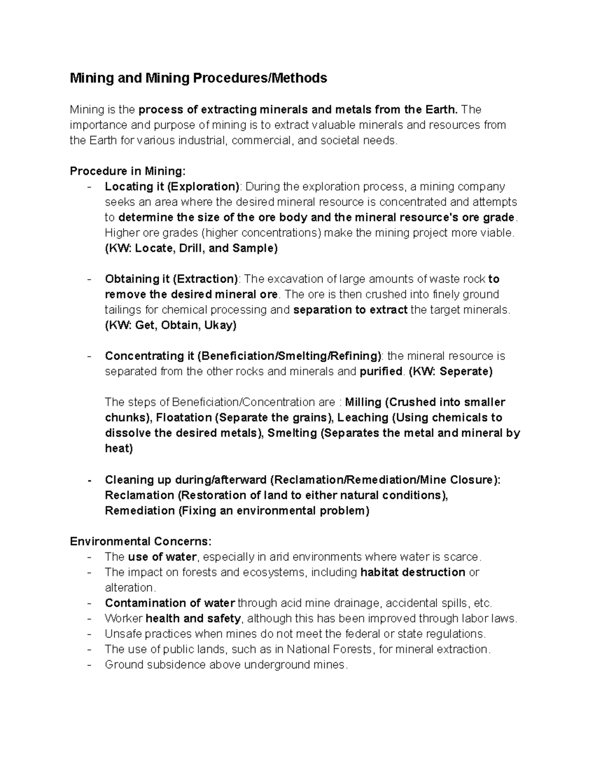 RES LT 3.2 Reviewer - nice - Mining and Mining Procedures/Methods ...