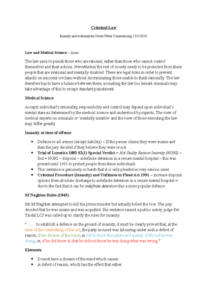 Loss of self control - Explanation about the abolition of the common ...