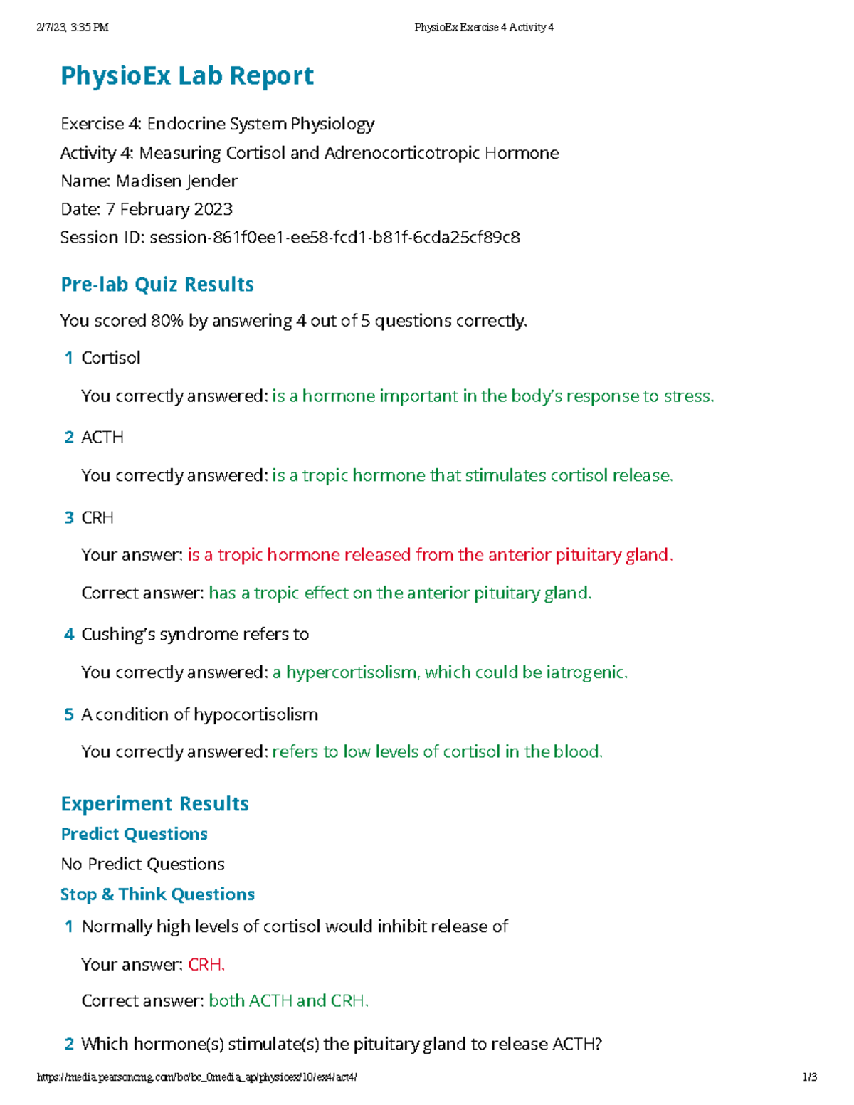 Physio Ex Exercise 4 Activity 4 - pearsoncmg/bc/bc_0media_ap/physioex ...