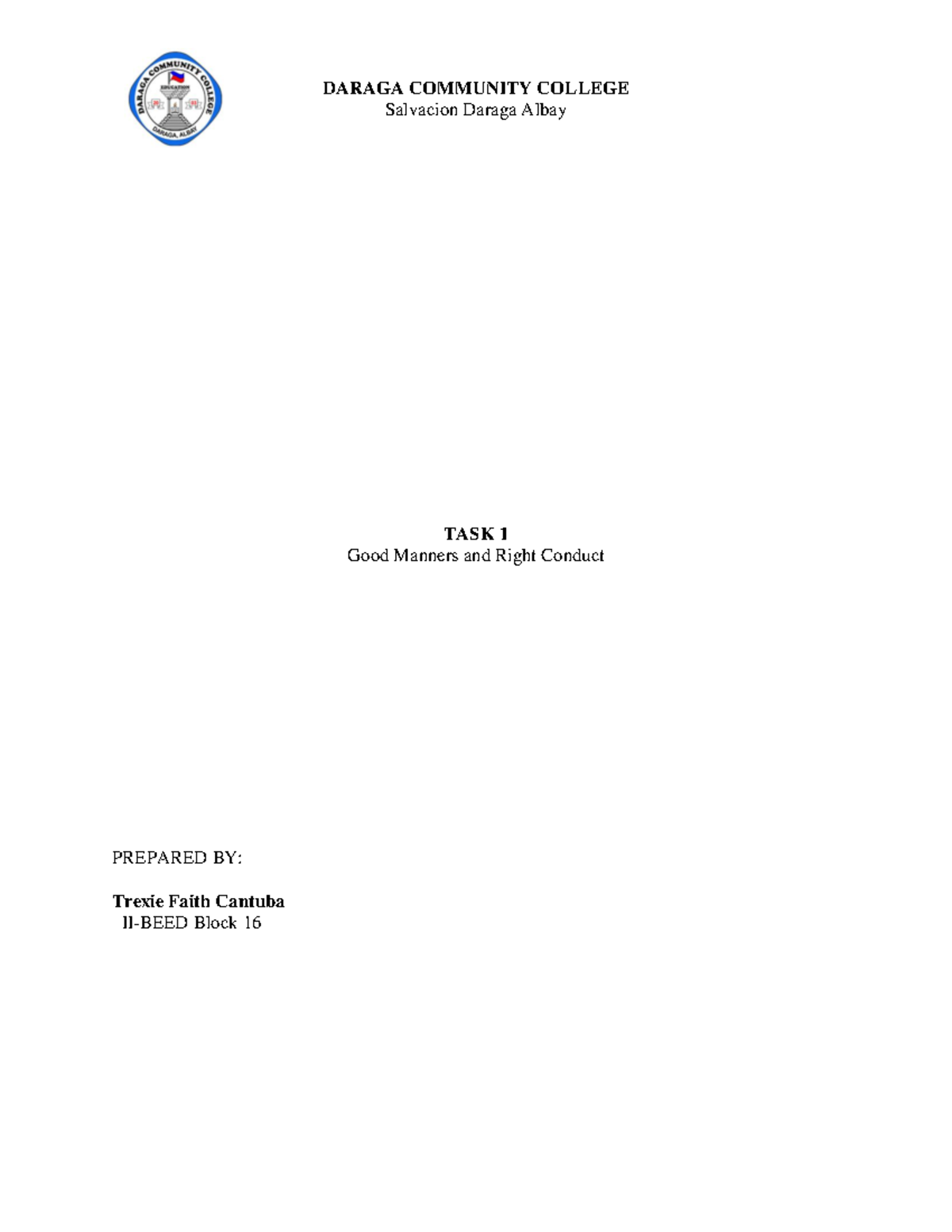 GMRC Good Manners and Right Conduct (GMRC) refers to certain and ...