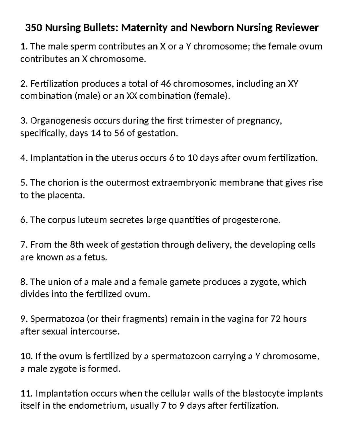 mental health and other people with - 350 Nursing Bullets: Maternity ...