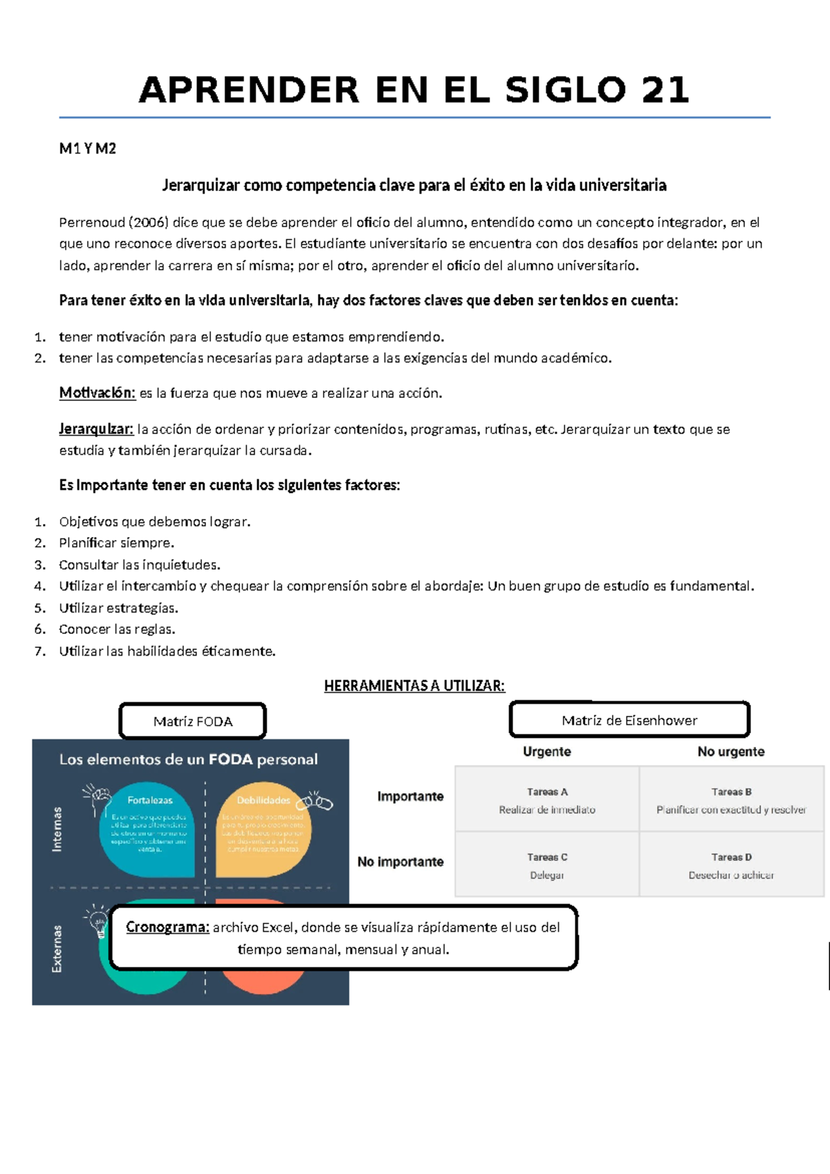 Aprender EN EL Siglo 21 primer parcial m1 y2 - APRENDER EN EL SIGLO 21 ...