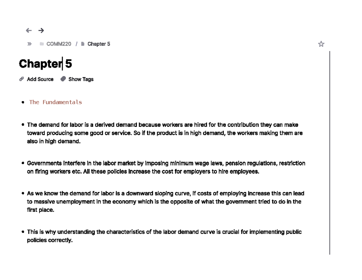 Chapter 5 - COMM220 - COMM 220 - The Fundamentals - Studocu