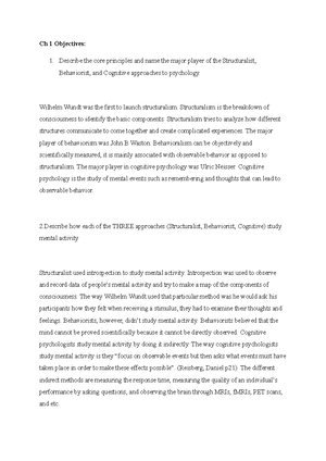 Notes for lecture - Taylor 1 Matthew Taylor Psychology 120 / 4689 ...