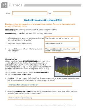 Gizmos Energy Conversions - Name: Kim Date: 10/31/ Student Exploration ...