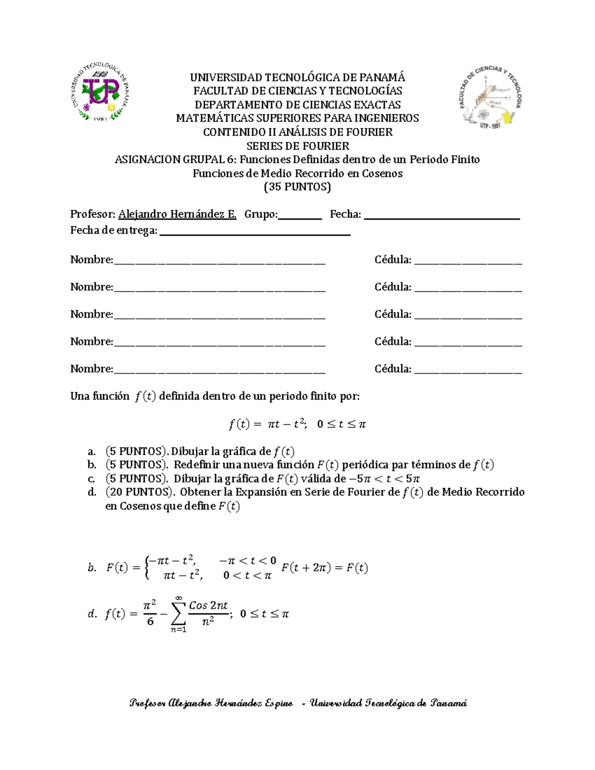 Asignacion 6 - Practica de matematicas superiores. - Warning: TT: undefined function: 32 ...