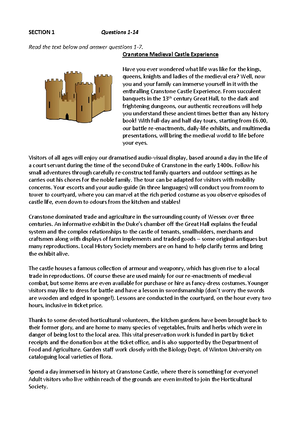 Gt reading sample task matching information - General Training Reading ...