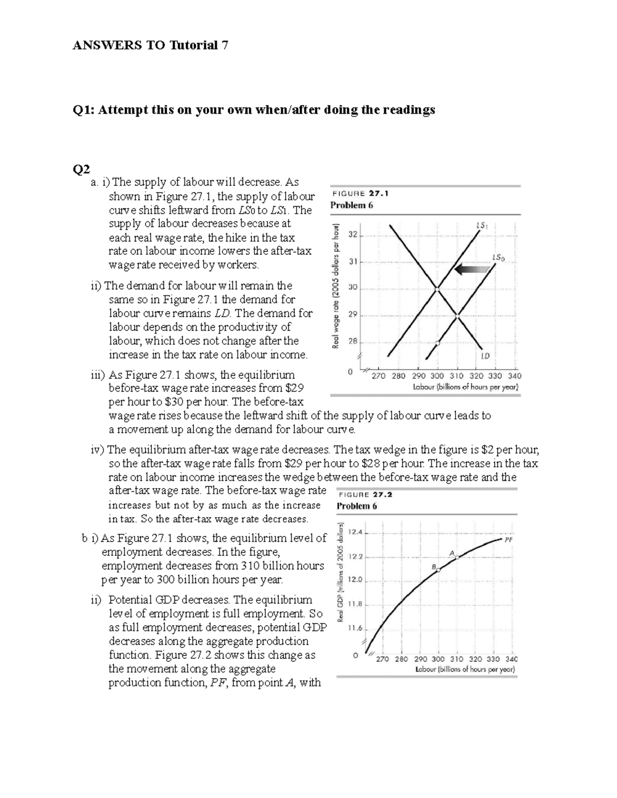 Tutorial 7 answers - Af108 - ANSWERS TO Tutorial 7 Q1: Attempt this on ...