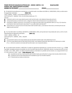 Laboratorio 1, arranque de un motor directo - FACULTAD DE INGENIERÕAS MAQUINAS ELECTRICAS ...