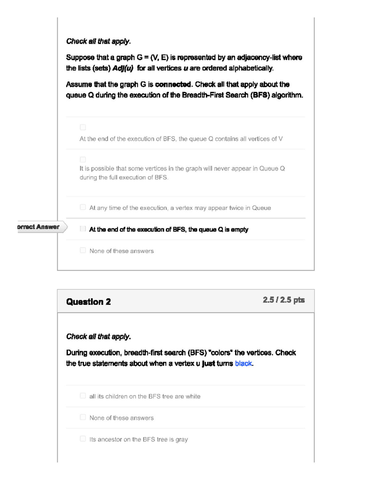 M8V2 - Breadth first search practice - COMP 3270 - Studocu