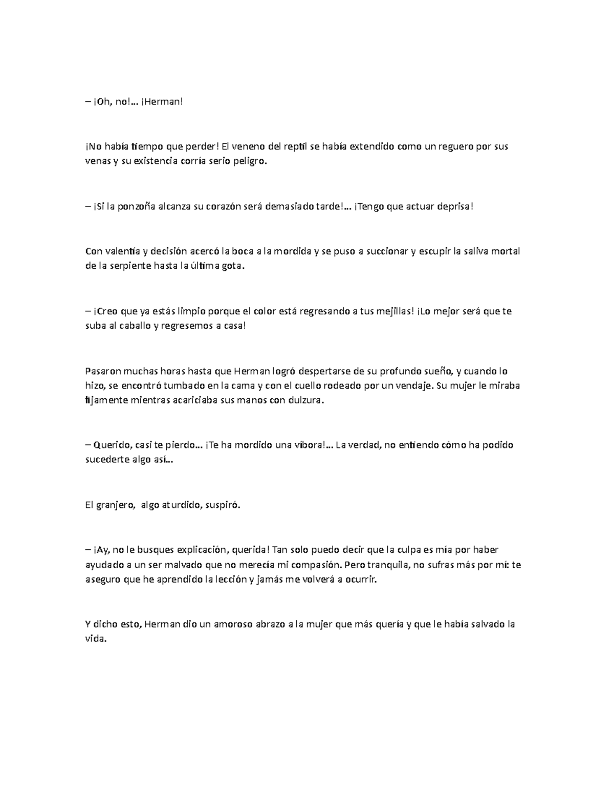 El labrador - fhyrhdtryhg - ¡Oh, no!... ¡Herman! ¡No había tiempo que ...