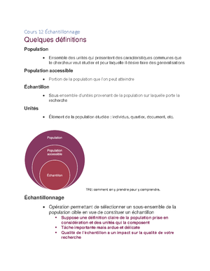 La recension des écrits - La recension des écrits DÉFINITION Inventaire ...
