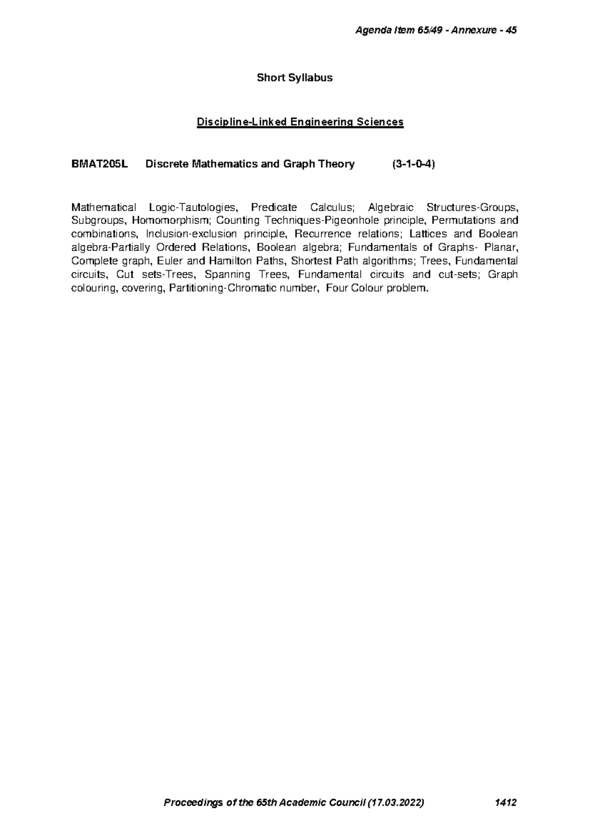 BMAT205L Discrete- Mathematics-AND- Graph- Theory TH 1.0 67 BMAT205L ...