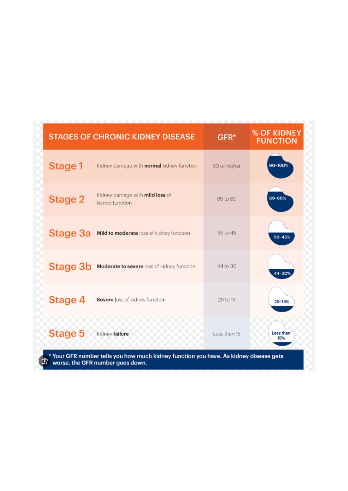 Stages of CKD - For nursing students - OF KIDNEY STAGES OF CHRONIC ...