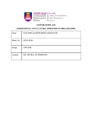 ADM 351 CSR AZMI - Hwhshshshshshhs - 3 SUSTAINABILITY OF THE COMPANY ...