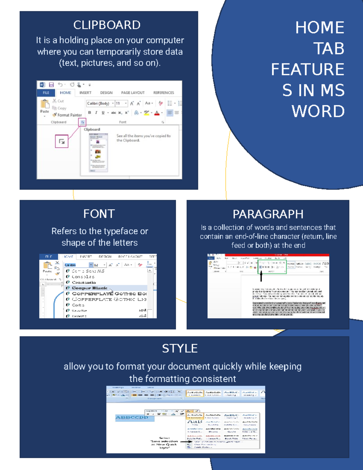 Flyer Home Tab Home Tabs - It is a holding place on your computer where ...
