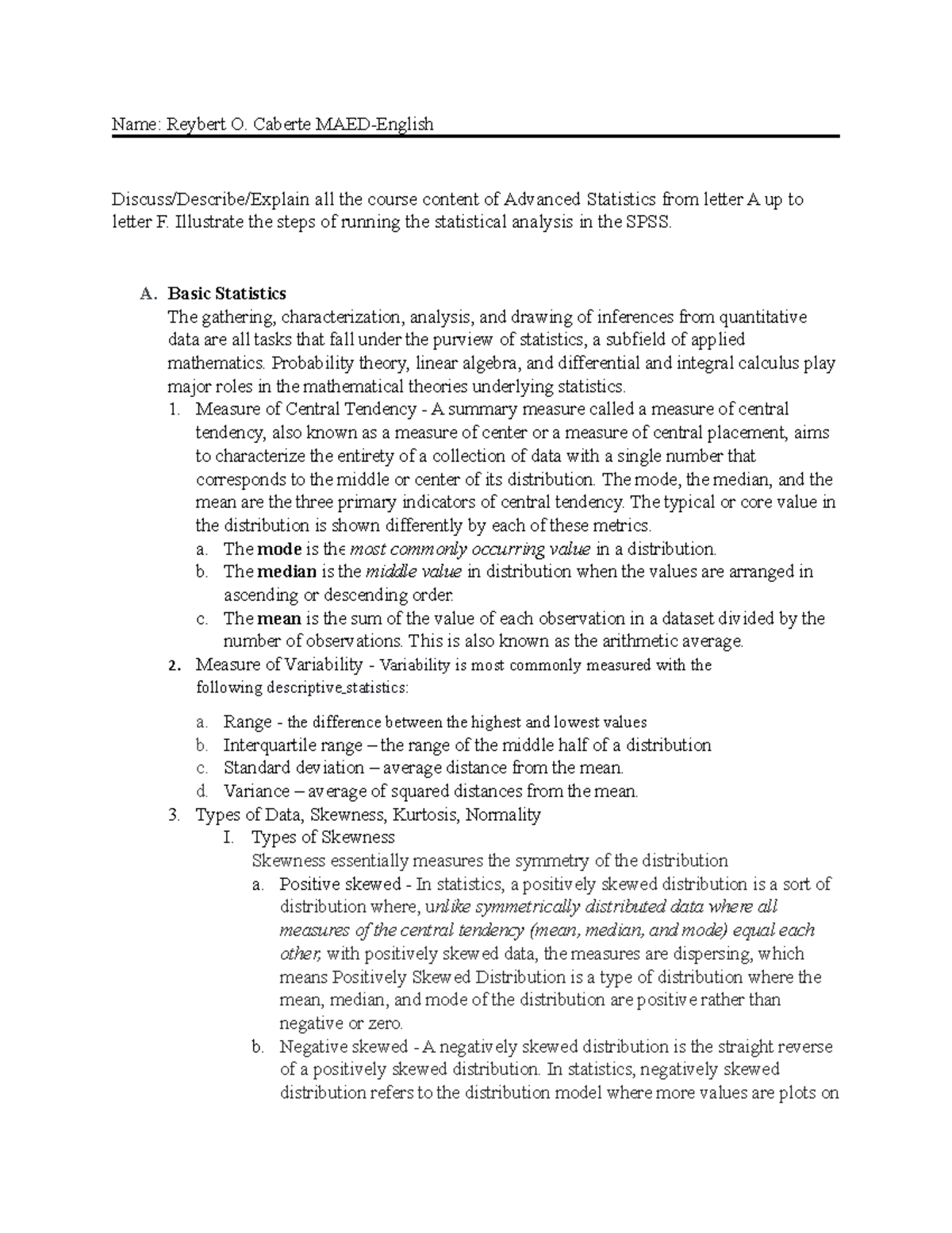 Activity 3 Research Work - Name: Reybert O. Caberte MAED-English ...