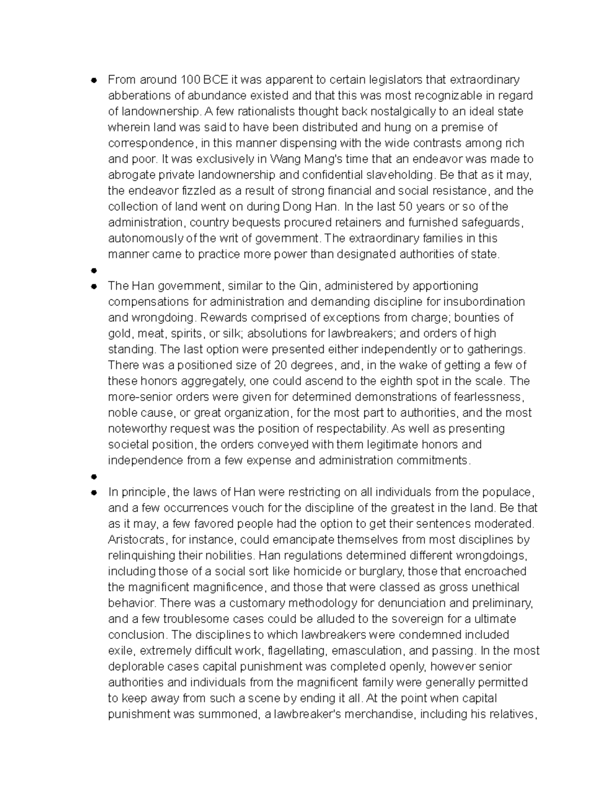 Relations with other countries - From around 100 BCE it was apparent to ...