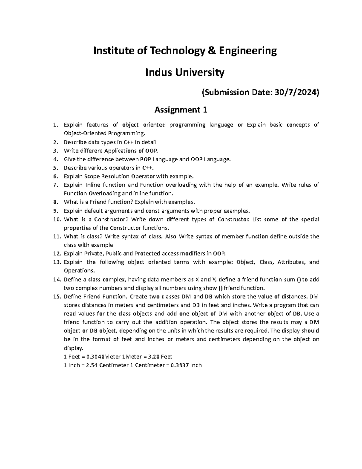 Assignment 1 - It's for digital electronics - Institute of Technology ...