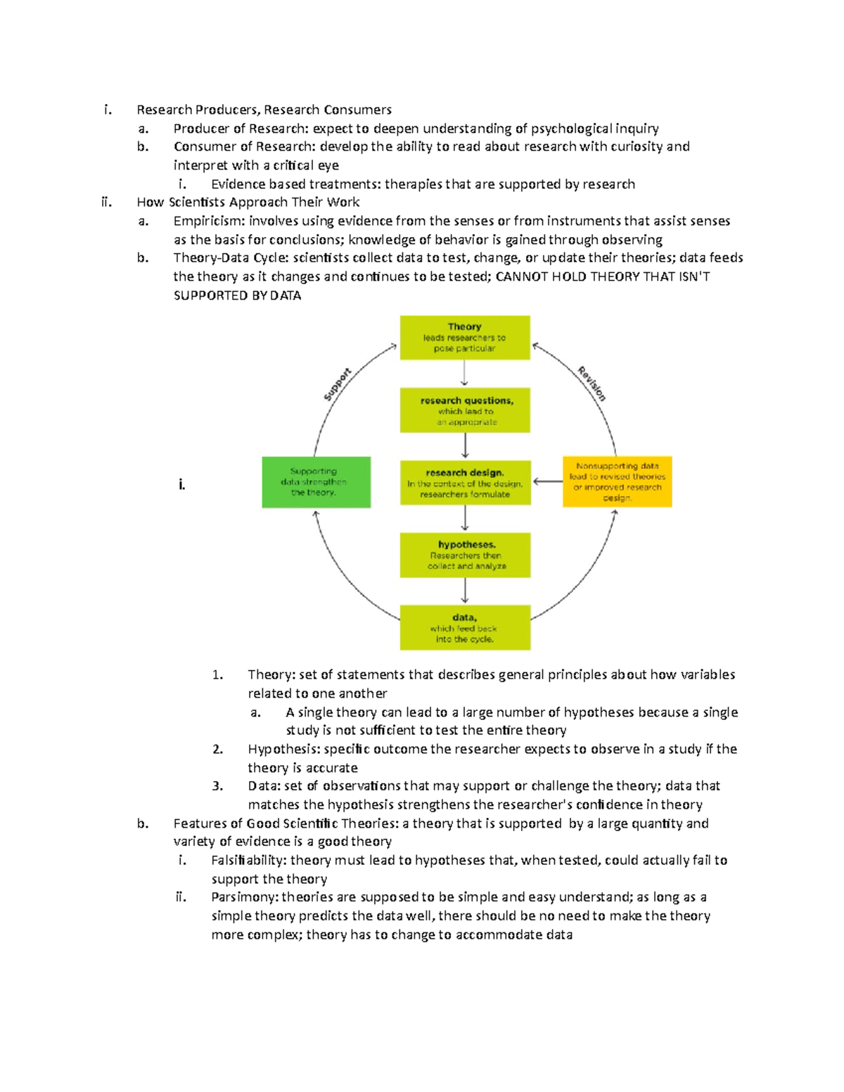 Chapter 1 - Lecture notes 1 - i. ii. Research Producers, Research ...