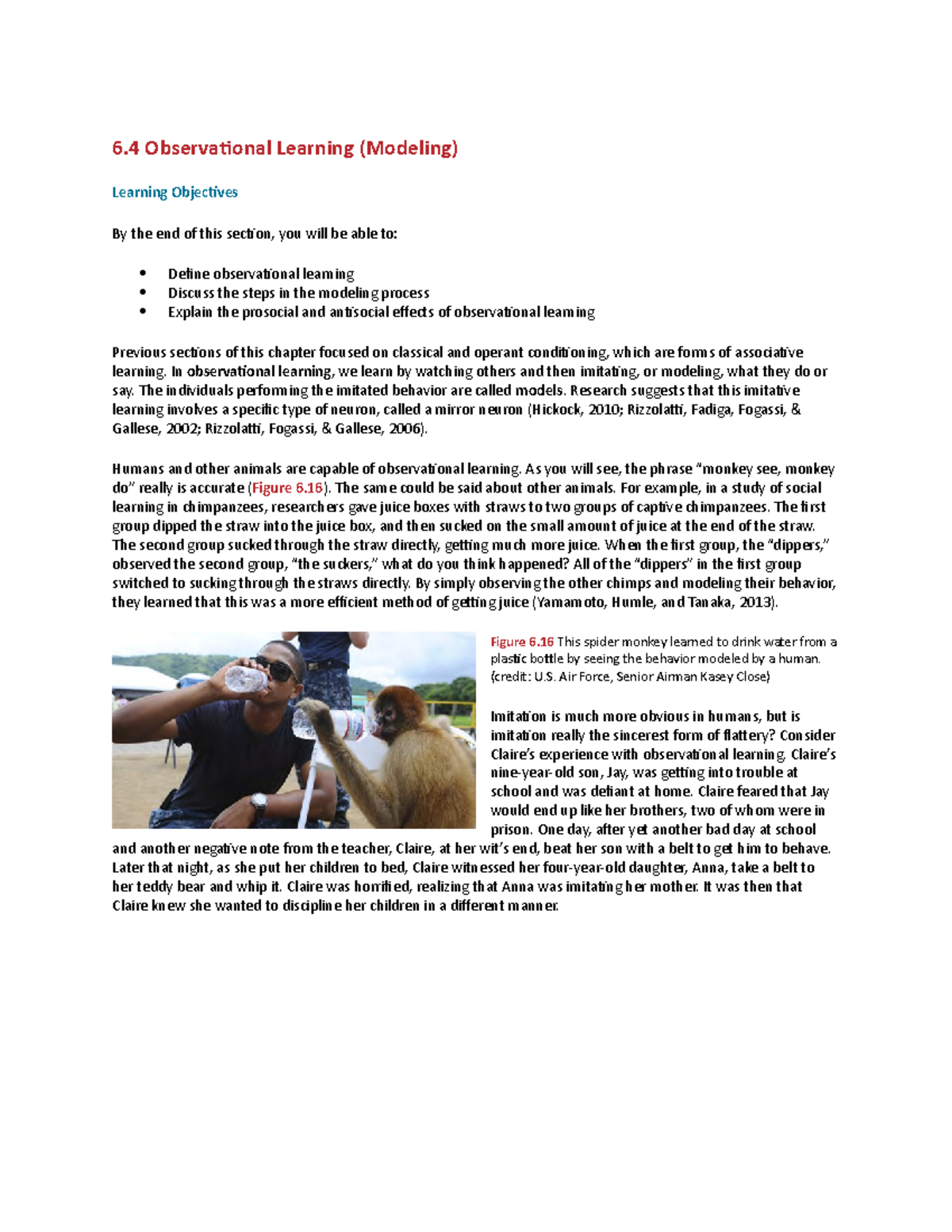 Observational Learning (Modeling) - 6 Observational Learning (Modeling ...