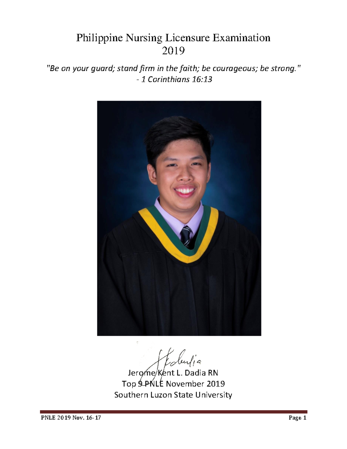 Pdfcoffee.com nle-reviewer-4-pdf-free - Philippine Nursing Licensure Examination 2019 "Be on ...