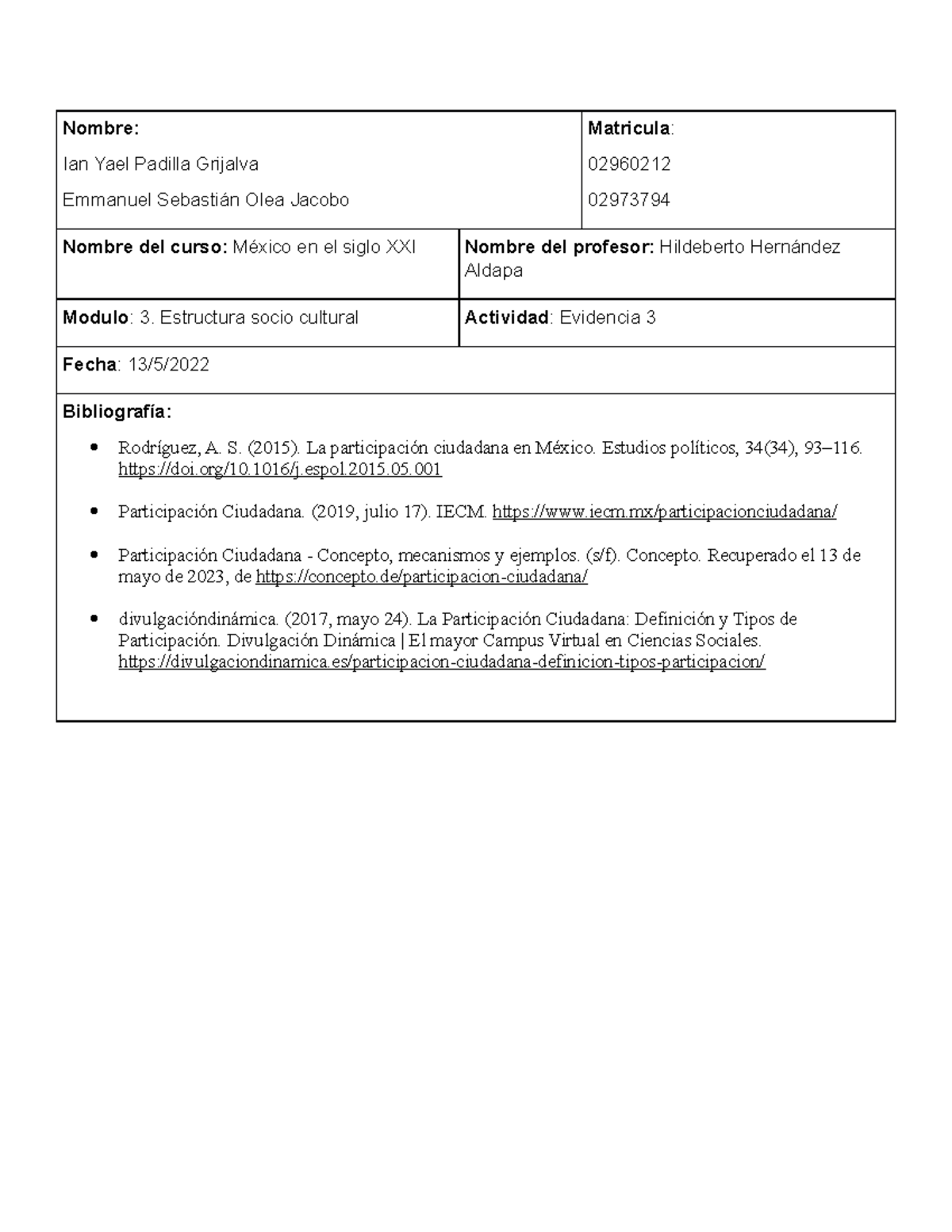 Mexico - ghghgh - Nombre: Ian Yael Padilla Grijalva Emmanuel Sebastián ...