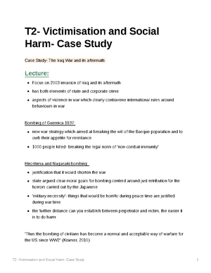 Violence and Deaths in Prison- Week 4 - Violence and Deaths in Prison ...