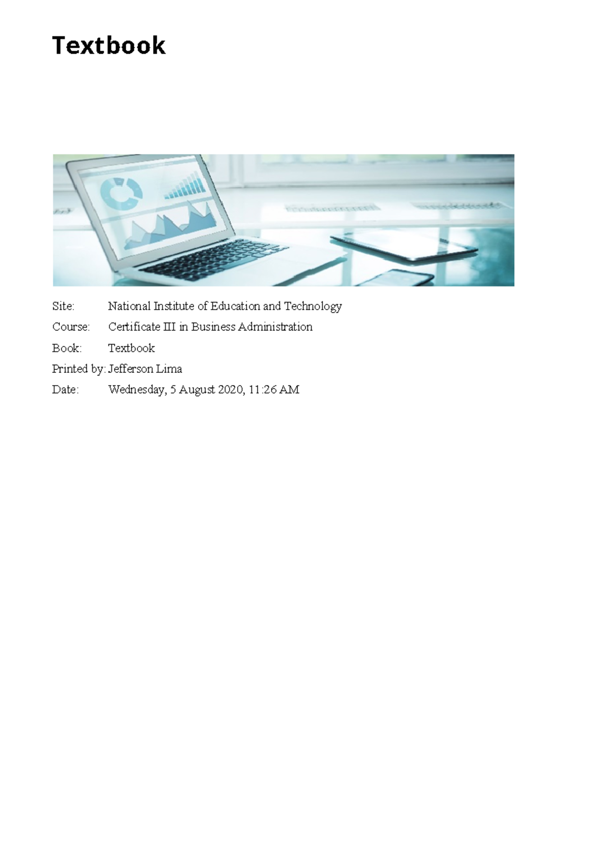 Bsbpro 301 Bsbwor 301 Bsbfia 302 Bsbfia 303 Learner Guide - Textbook ...