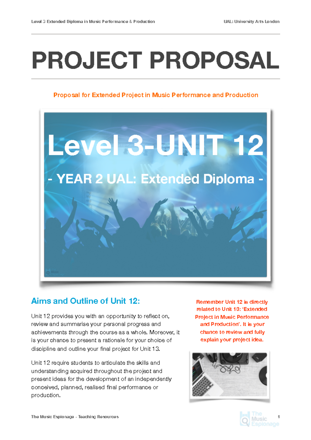 L3-Unit-12-Project-Proposal-For-Extended-Project-in-Music-Performance ...