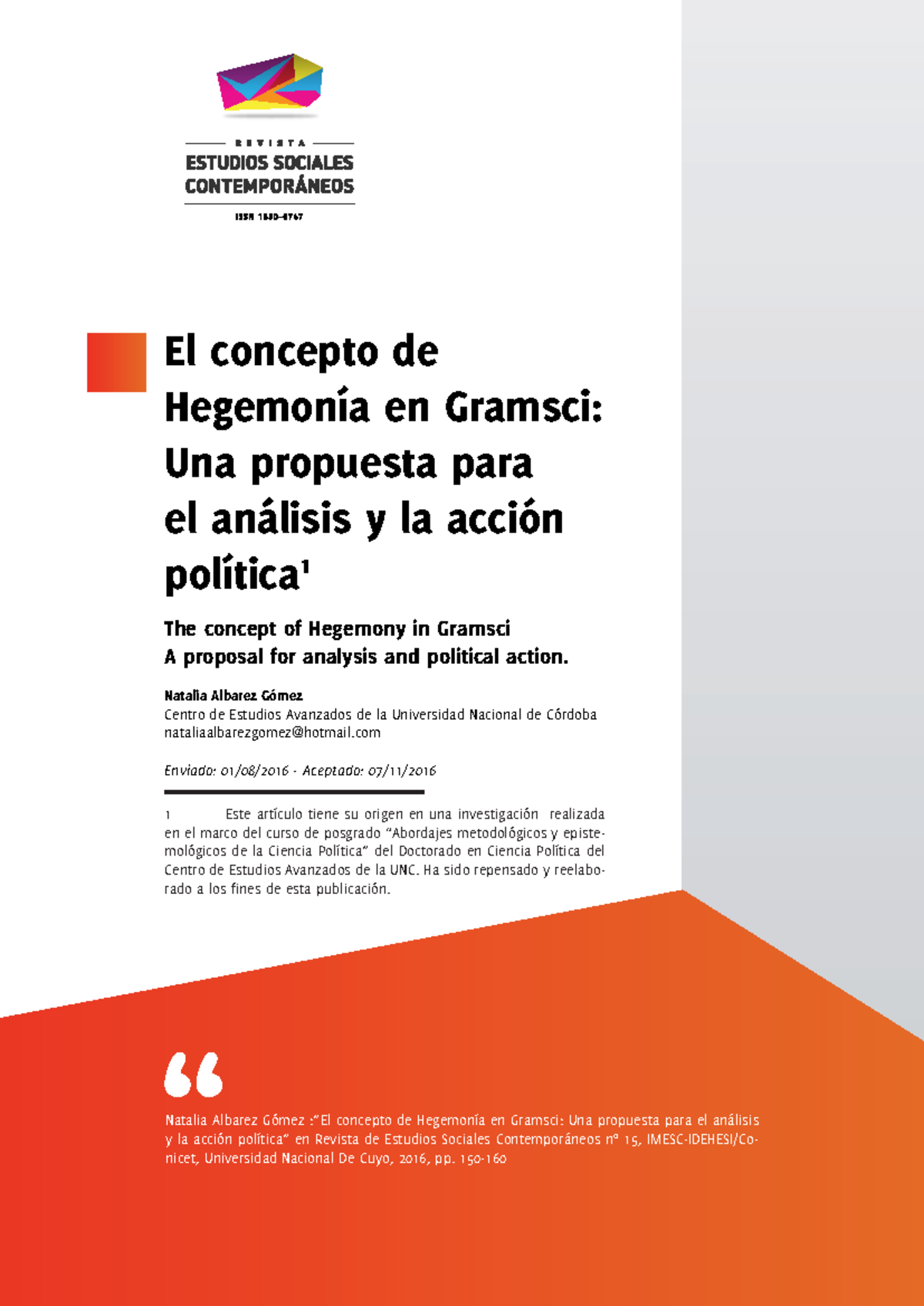 Gramsci - TEORIAS DEL PODER - 152 de 219 Página 152 de ####### 219 ...