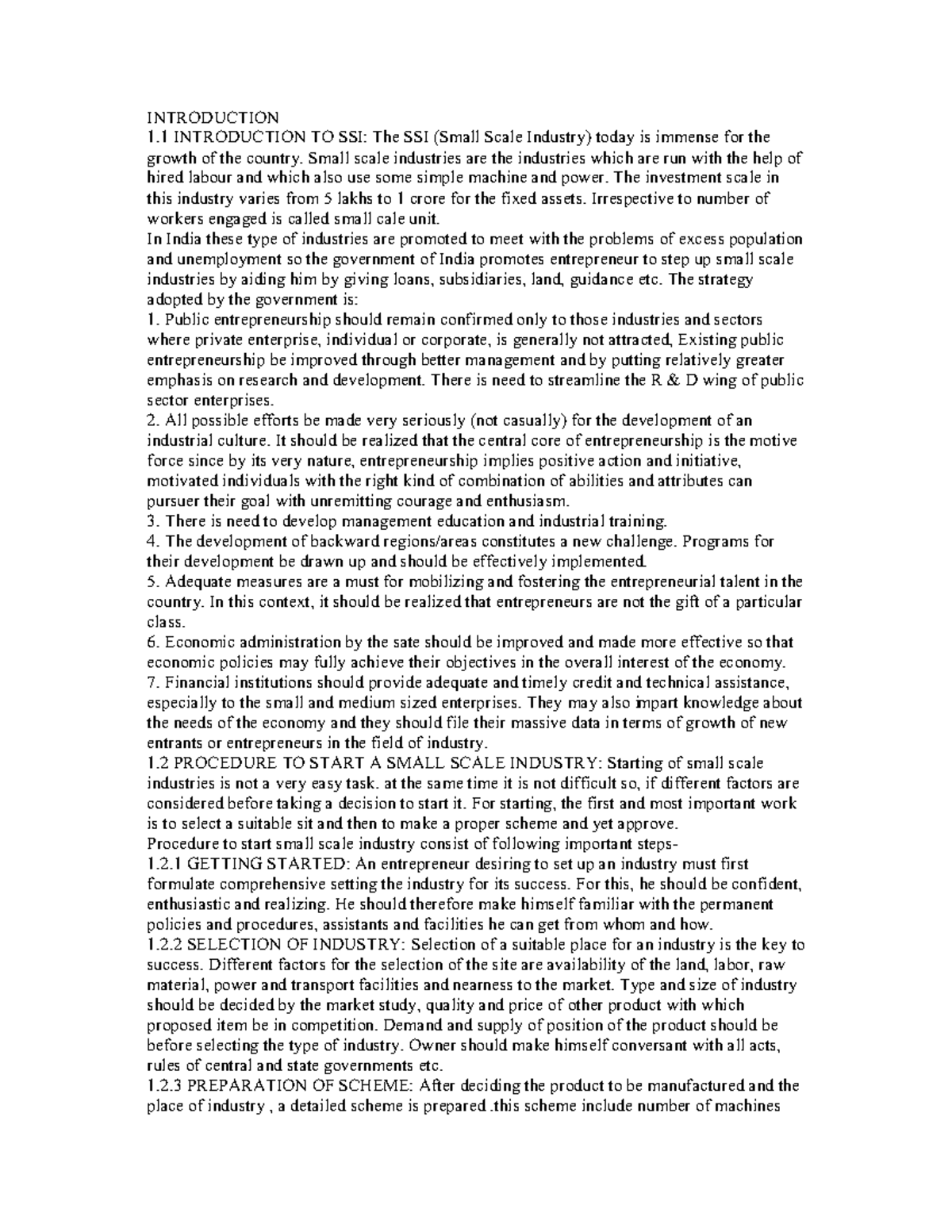 Project-report-small-scale-ind compress - - Studocu