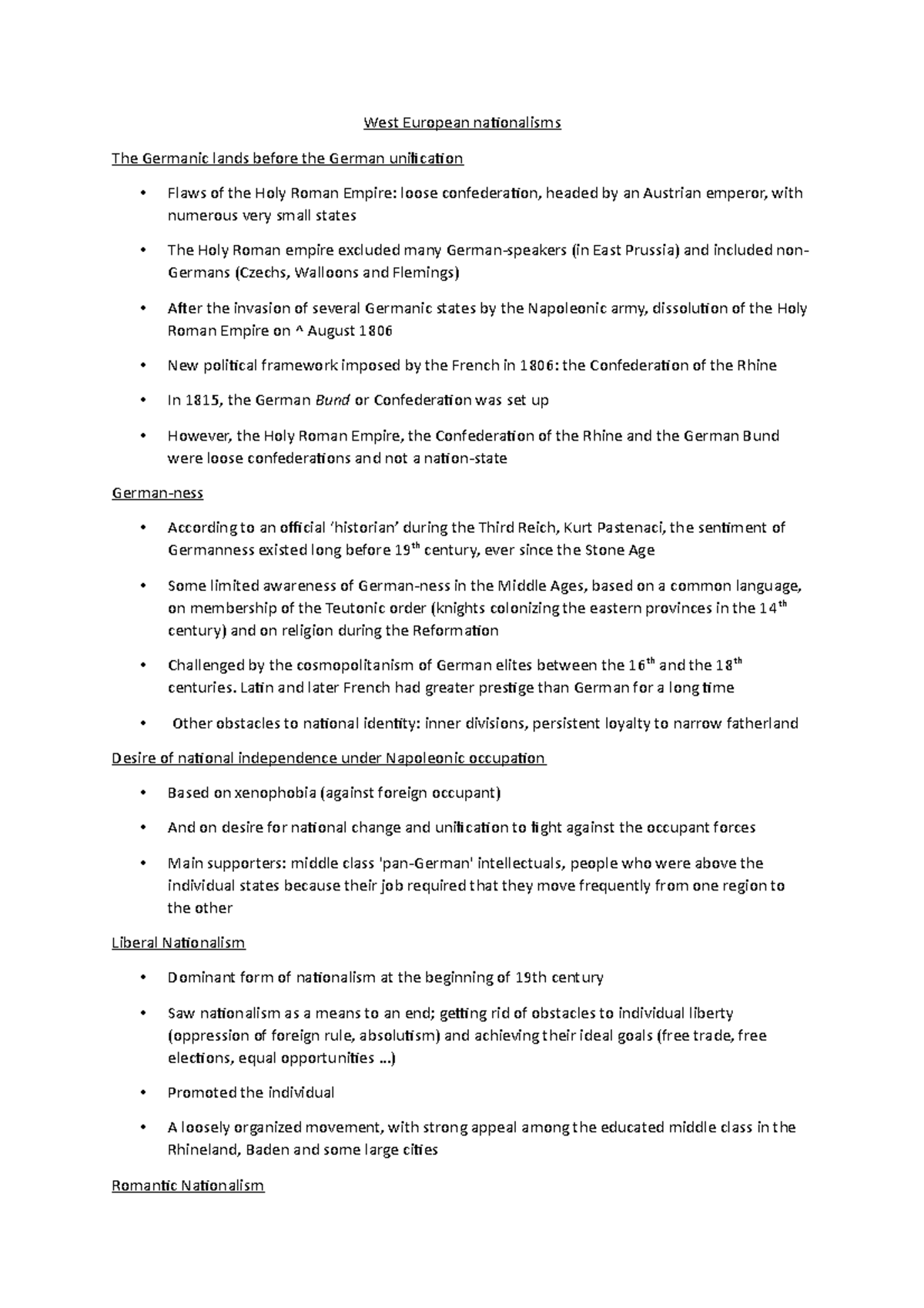 West European Nationalism - Nationalism, Democracy and Socialism in ...